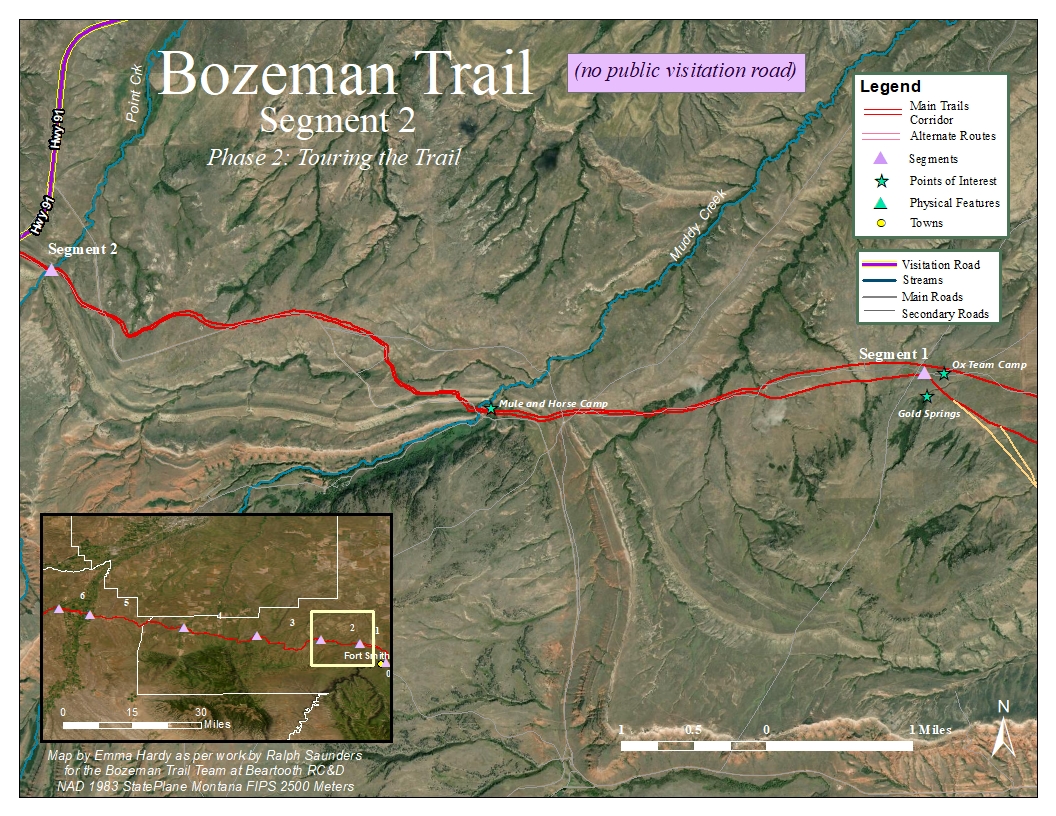 Ralph Saunders' Bozeman Trail Maps - The Bozeman Trail